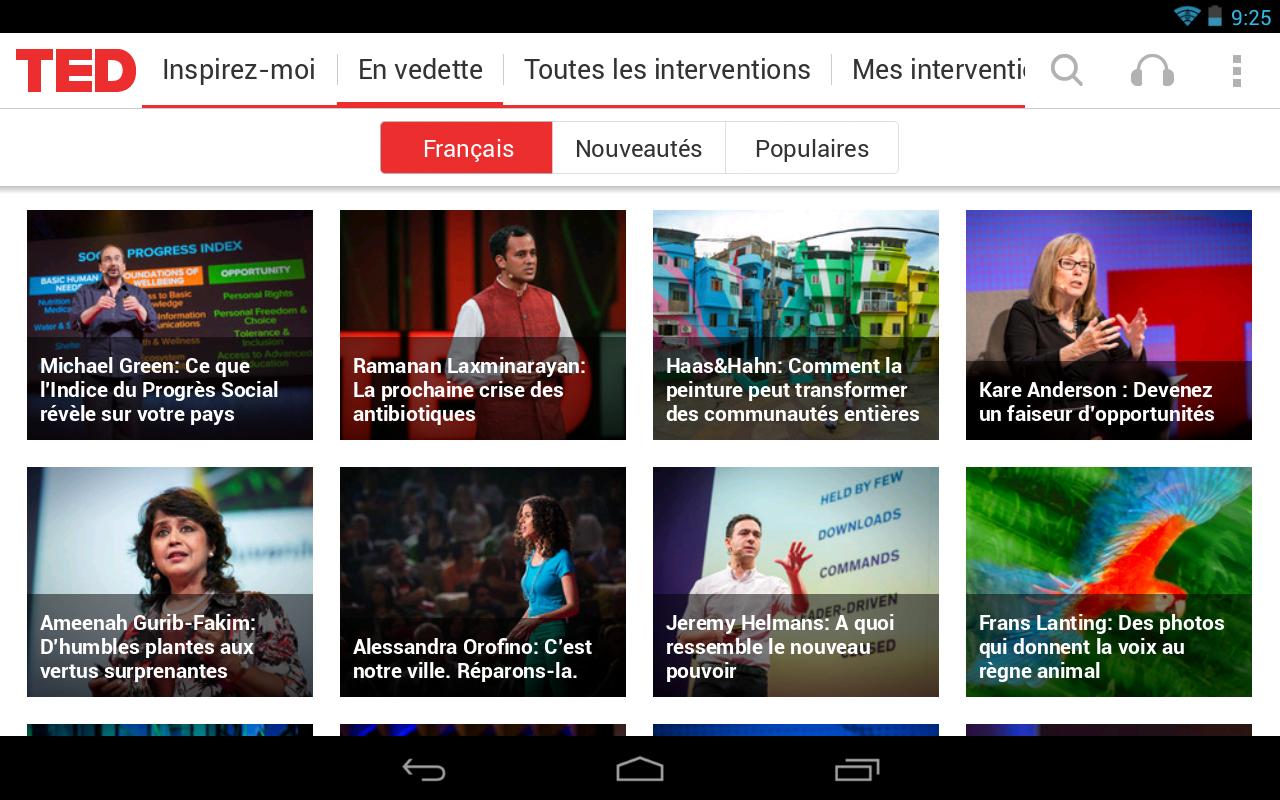 TED – Applications Android sur Google Play