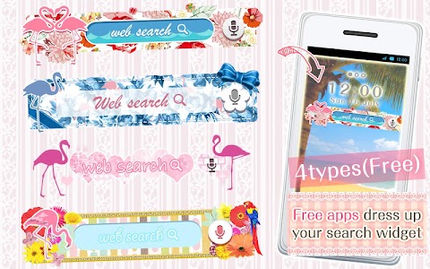 Kawaii Widget[Girly Flamingo] – Android Personalization Apps
