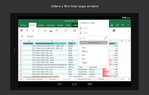 Microsoft Excel - Aplicaciones Android en Google Play