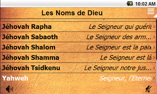 Les Noms de Dieu - Apps en Google Play