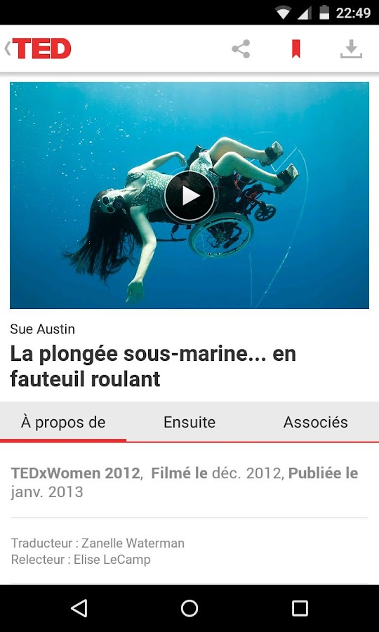 TED – Applications Android sur Google Play