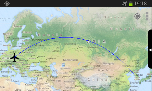 Flight Map – Own personal flight tracker, speed and altitude while ...