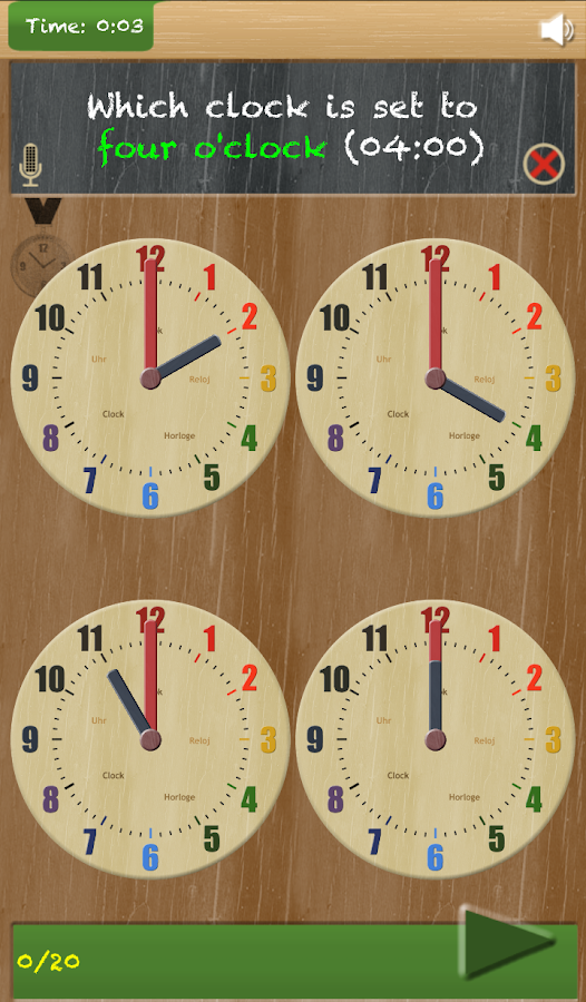 Set The Clock Telling Time Android Apps On Google Play