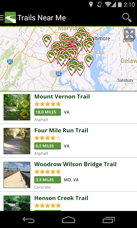 TrailLink - Trails & Maps - Android Apps on Google Play