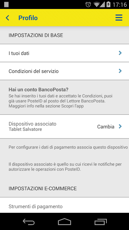 PosteID - App Android su Google Play