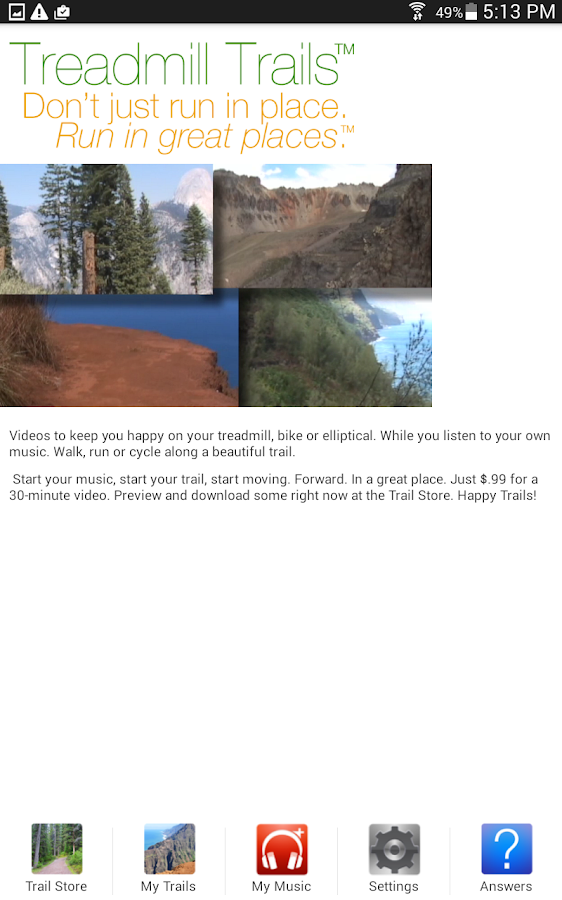 Treadmill Trails - Android Apps on Google Play