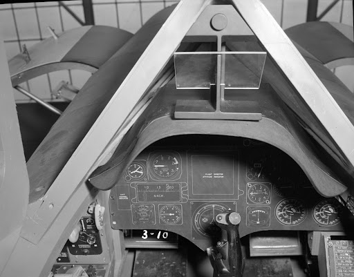 Cockpit mock-up, instrument panel view, Avro CF-105 Arrow. - Avro ...