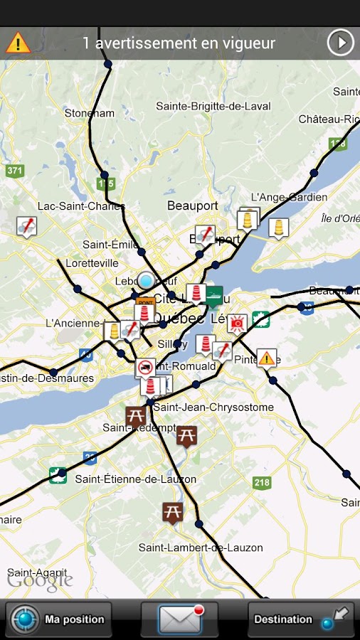 Québec 511 – Applications Android sur Google Play