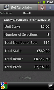 Sports Bet Calculator – Android Sports Apps