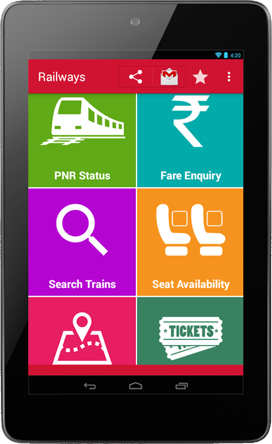 Indian Rail IRCTC & Train PNR - screenshot