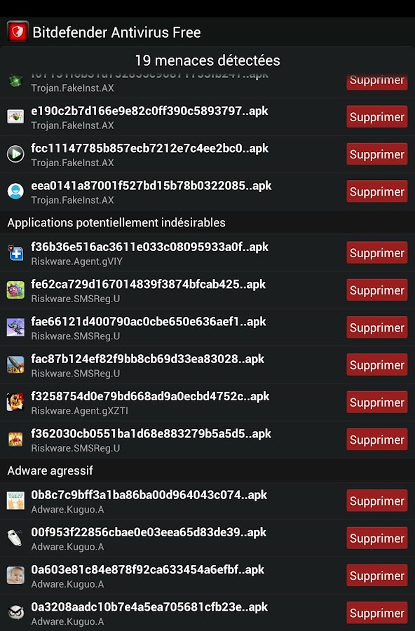 Bitdefender Antivirus Free – Applications Android sur Google Play