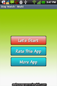 Stop Watch – Multi – Enjoy Multiple Stopwatch! – Android Sports Apps