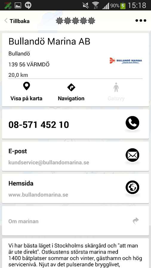 Eniro på Sjön - Gratis sjökort – Android-appar på Google Play