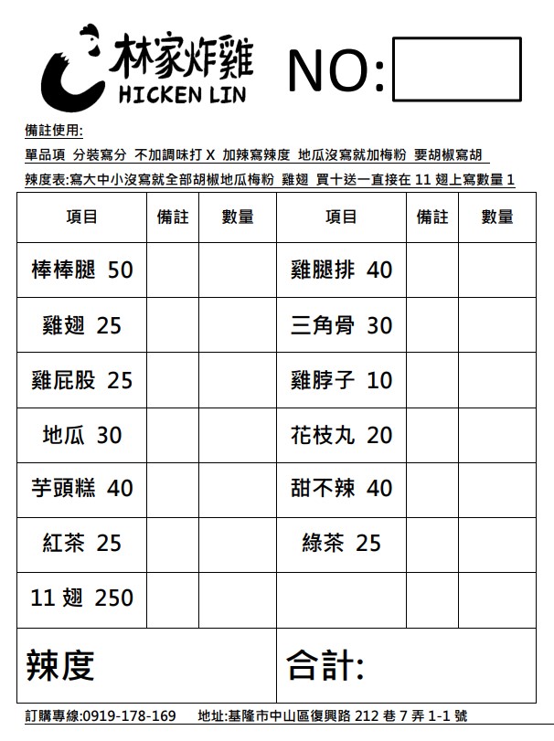 基隆市中山區 林家炸雞 CHICKEN LIN - FooTinder 美食推薦 美食App