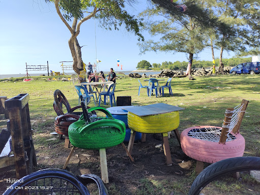 馬來西亞 Sarawak, Bintulu｜Cendol Durian & Teh Ais Pyor Beach Park