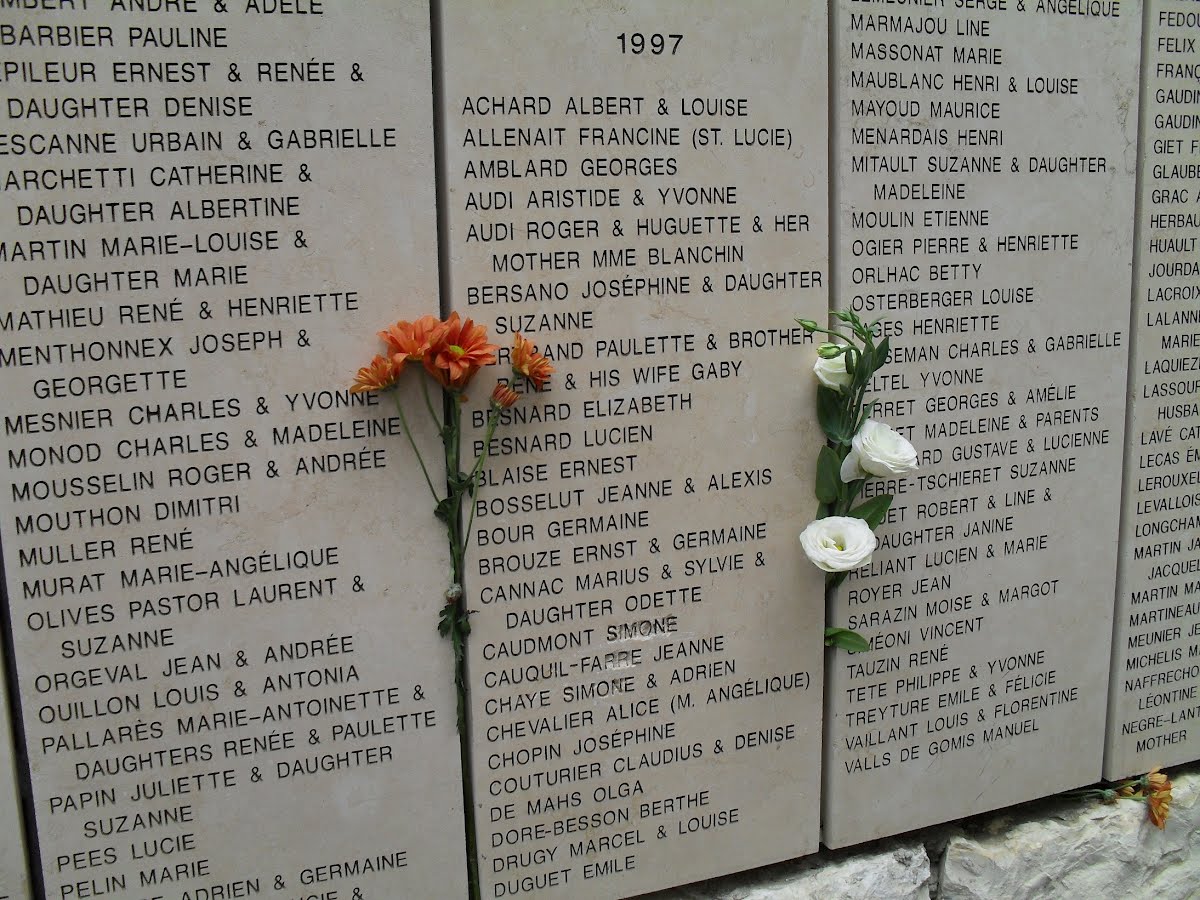 The Wall of Honor at the Garden of the Righteous, Yad Vashem — Google ...