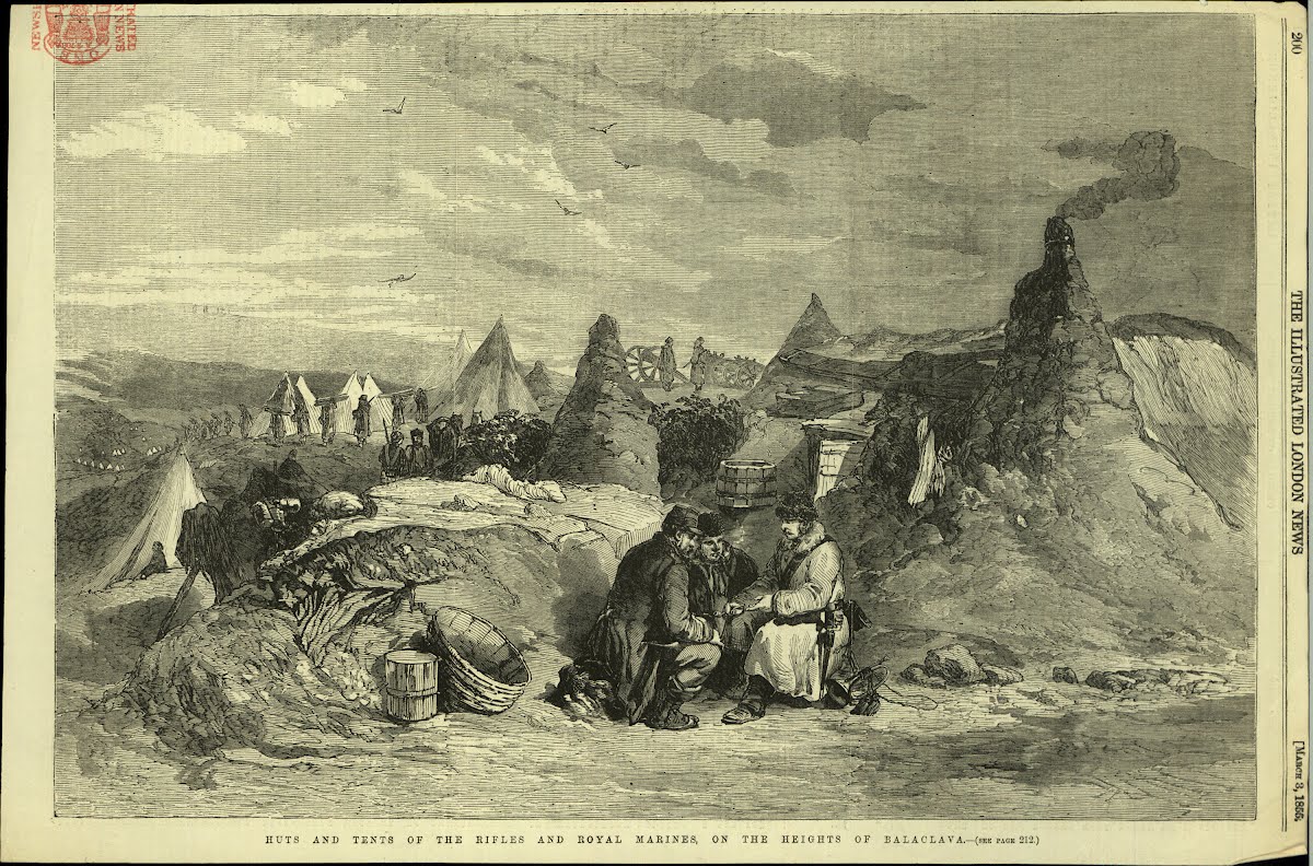 War 1854-1856 Crimea Camp Balaclava Inc Charge Of Light Brigade ...