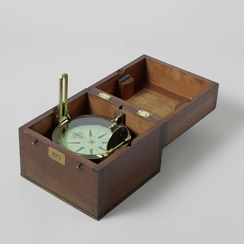 Azimuth Compass in Wooden Box, W. & T. Gilbert, c. 1810 - c. 1858 ...