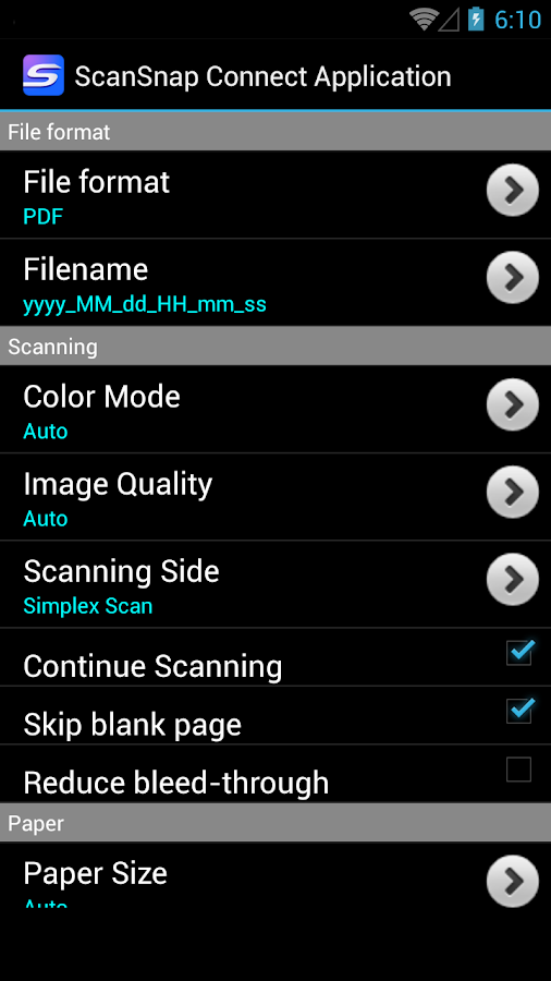 ScanSnap Connect Application. - Android Apps on Google Play