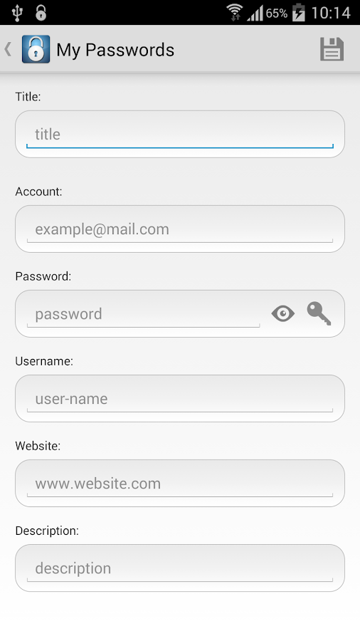 My Passwords - Android Apps on Google Play