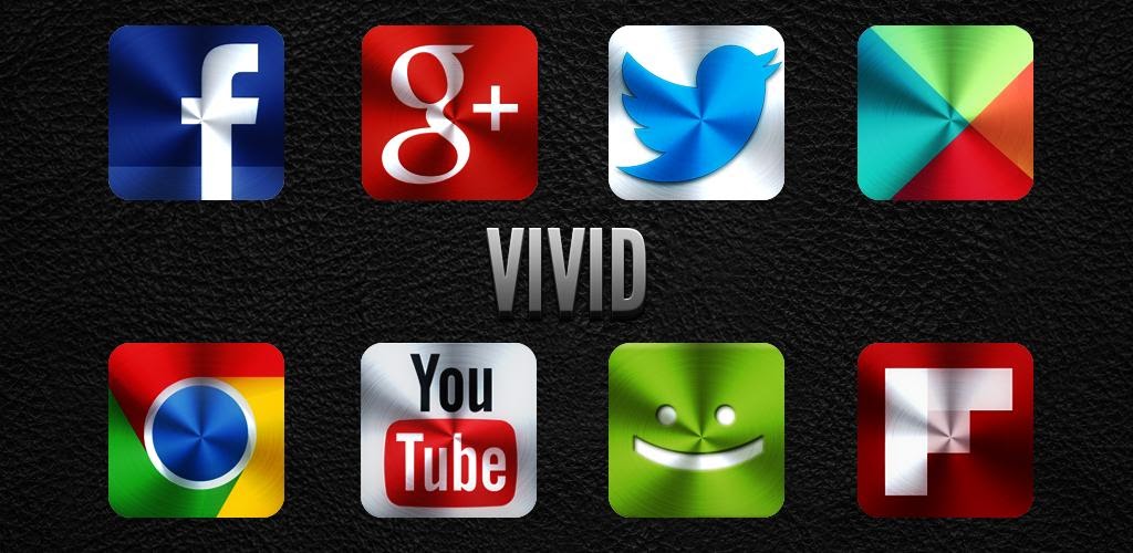 gzandroid: VIVID - Icon Pack v3.2.3 Paid UP