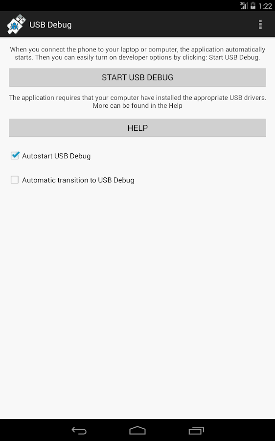 USB Debug - Android Apps on Google Play