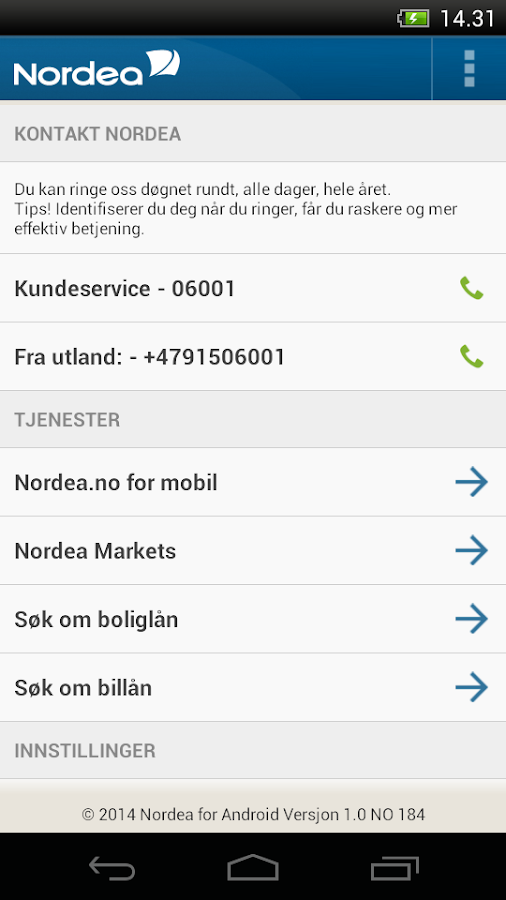 Nordea Mobilbank - Norge - Android Apps on Google Play