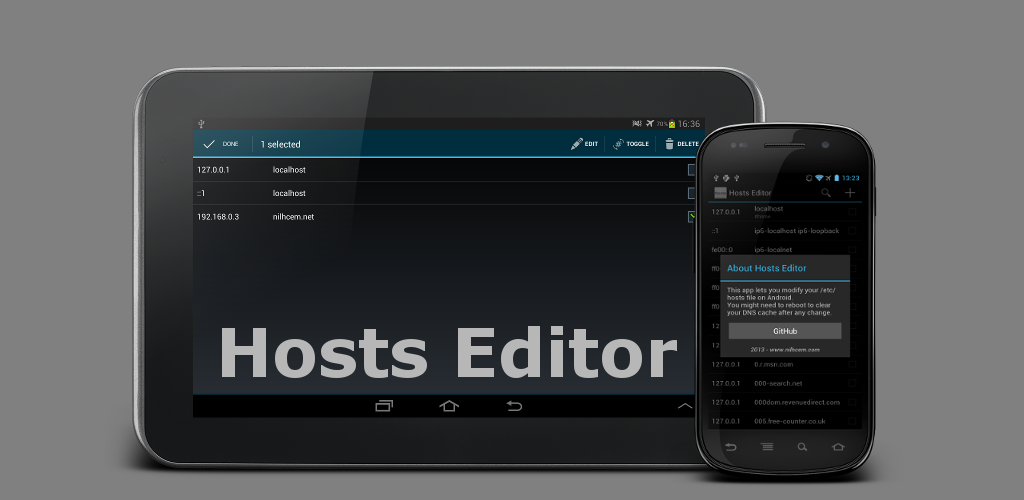 Hosts Editor - Latest version 1.4 for Android App Tools