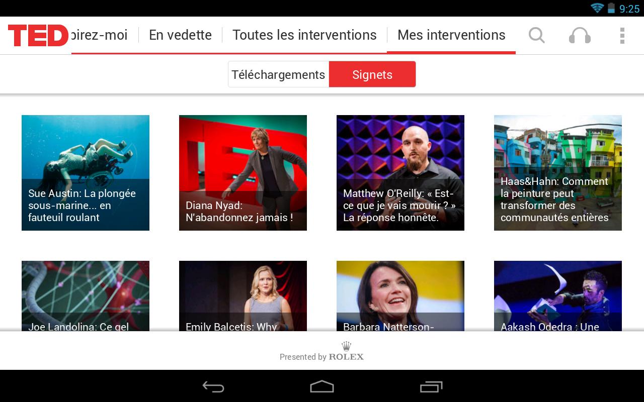 TED – Applications Android sur Google Play