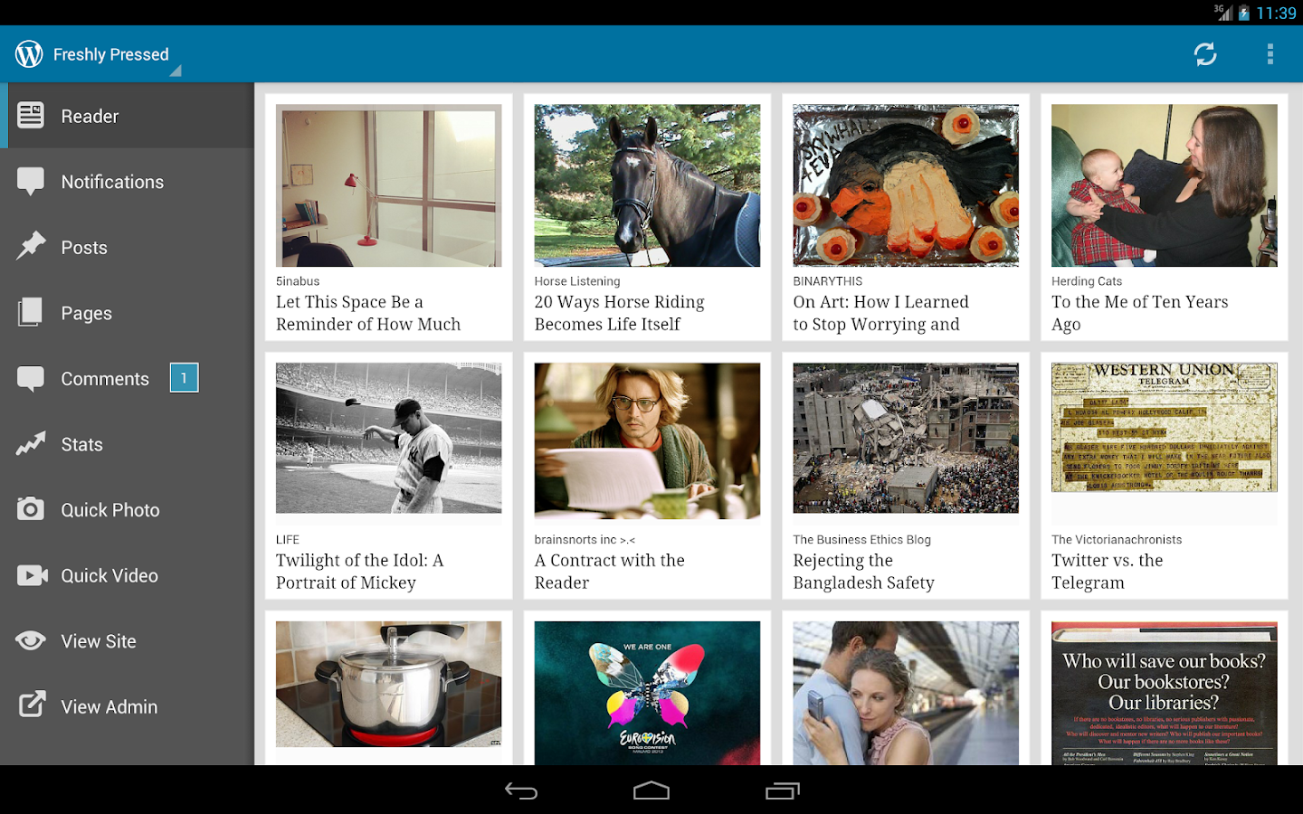 WordPress - Android-Apps auf Google Play