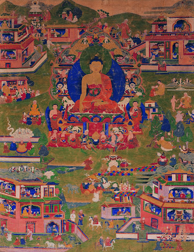 Buddha Sakyamuni and Scenes from His Life - Unknown — Google Arts & Culture
