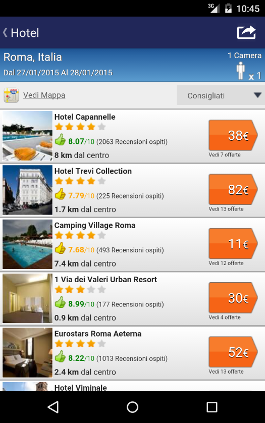 Jetcost - Voli low cost - App Android su Google Play