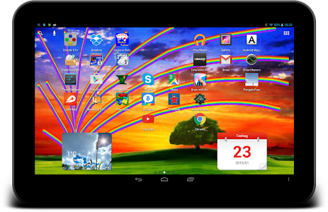Touch the Rainbow Wallpaper – Live Wallpaper that draws rainbows ...