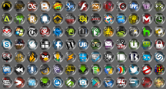 Smoke & Glass Icon Pack - 9 apk | Apk Data Droid