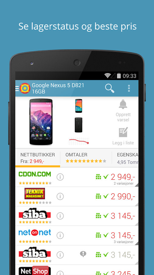 Prisjakt – Android-apper på Google Play
