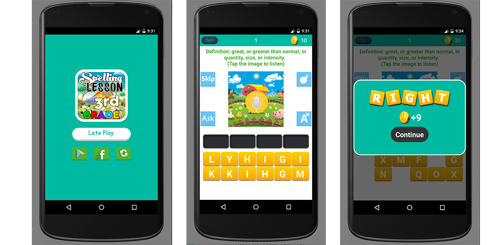 Spelling lesson for 3rd grade - Nejnovější Verze 1.1 Pro Android Game ...