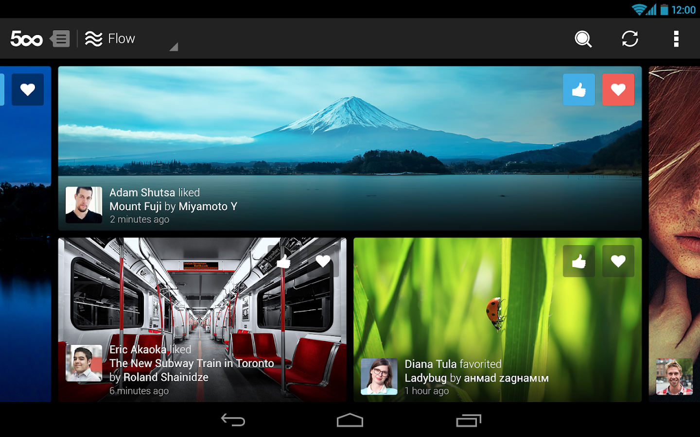 500px – Discover great photos - Android Apps on Google Play