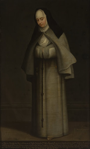Retrato de Sor María Margarita Marcelina - Miguel Cabrera (1695 - 1768 ...