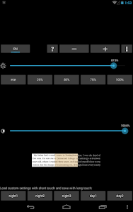 ScreenDim Full – Dim your screen for night use below what your device ...