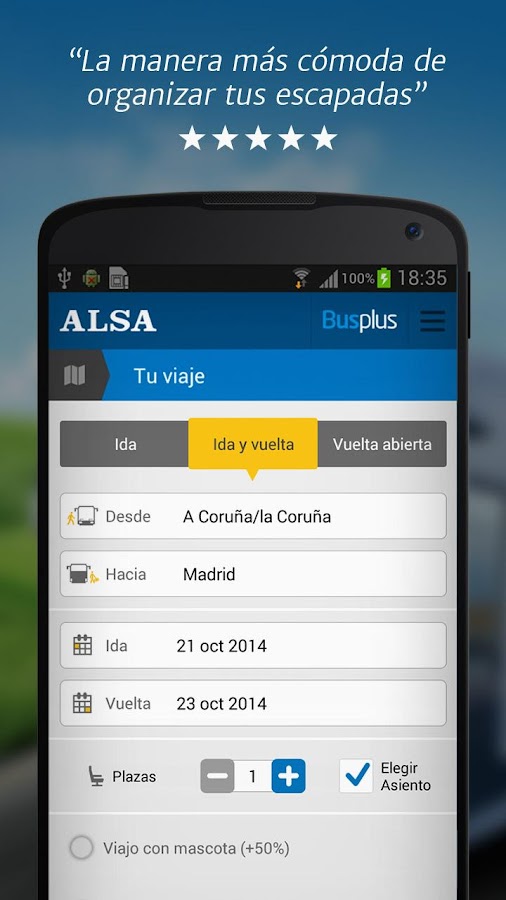 ALSA: compra tu billete de bus - Aplicaciones de Android en Google Play