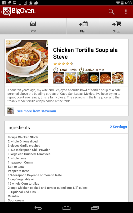 BigOven: 350,000+ Recipes - Android Apps on Google Play