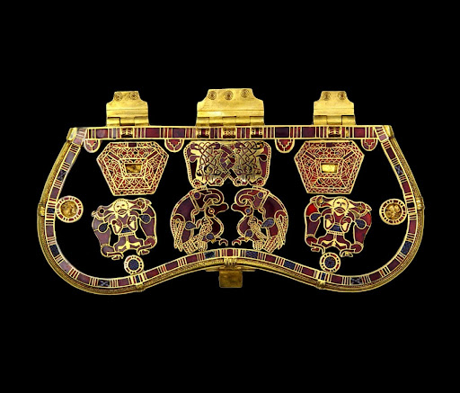 Purse-lid from the ship burial at Sutton Hoo — Google Arts & Culture