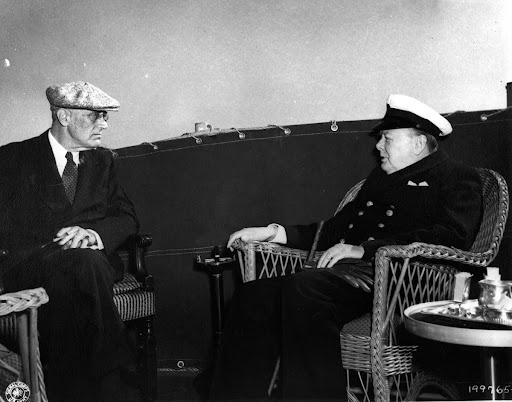 Franklin D. Roosevelt and Winston Churchill at Malta - Franklin D ...