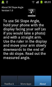 Ski Slope Angle – Measure that ski slope angle! – Android Sports Apps