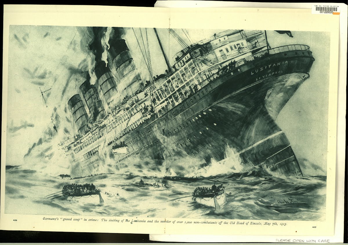 Sinking of the RMS Lusitania — Google Arts & Culture