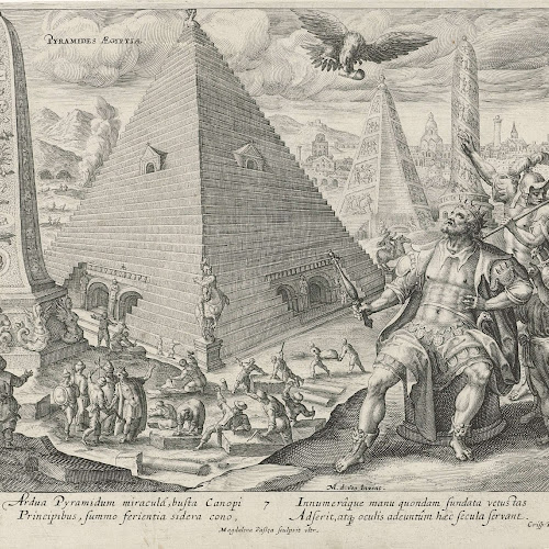 The Pyramids of Egypt, Magdalena van de Passe, after Maerten de Vos ...