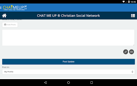 CHAT ME UP – CHATmeUp™ is a faith-based social network designed to ...