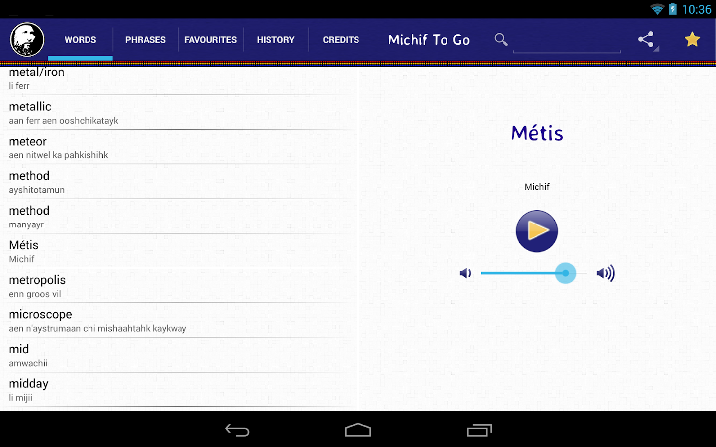 Michif To Go - Android Apps on Google Play