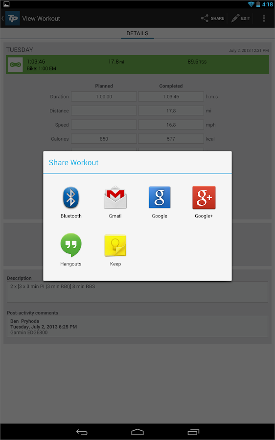 Trainingpeaks Download