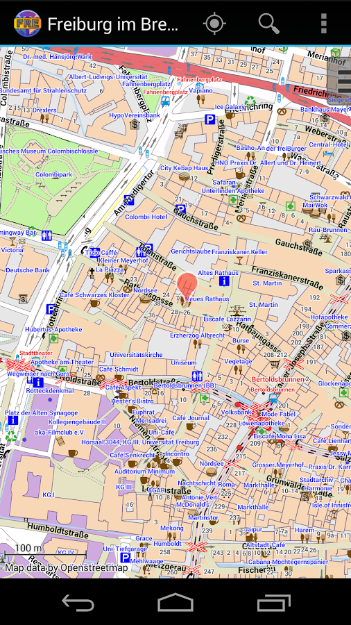 Freiburg im Breisgau City Map - Android Apps on Google Play
